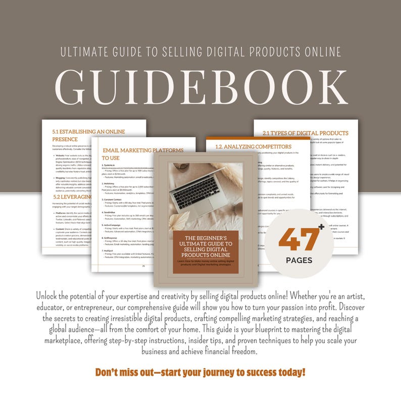 How to Create and Sell Digital Products Beginners Guide to Selling ...