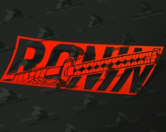 Ronin Car Sticker - Etsy