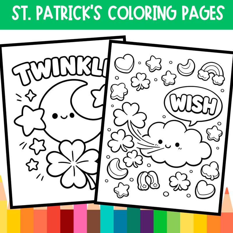 St Patricks Day Kawaii - Etsy