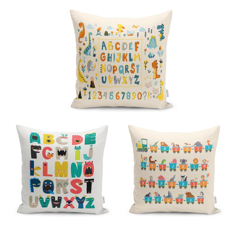 Alphabet Pillowcases - Etsy UK