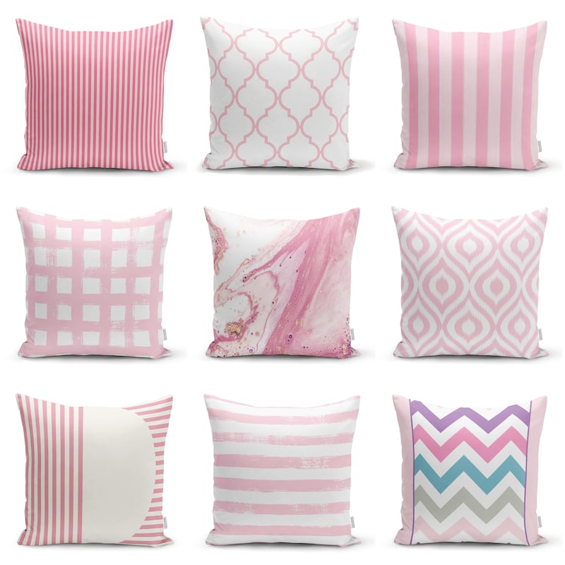 Pink Pillow Case - Etsy