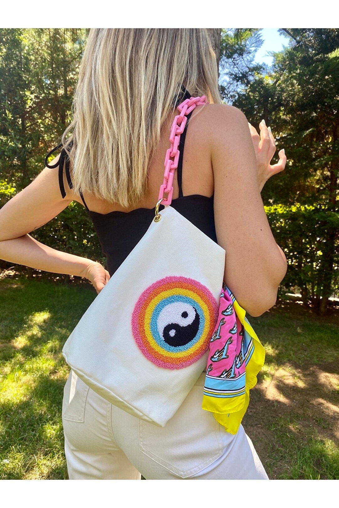 Small Things for Fun Yin Yang Punch Bag - Etsy