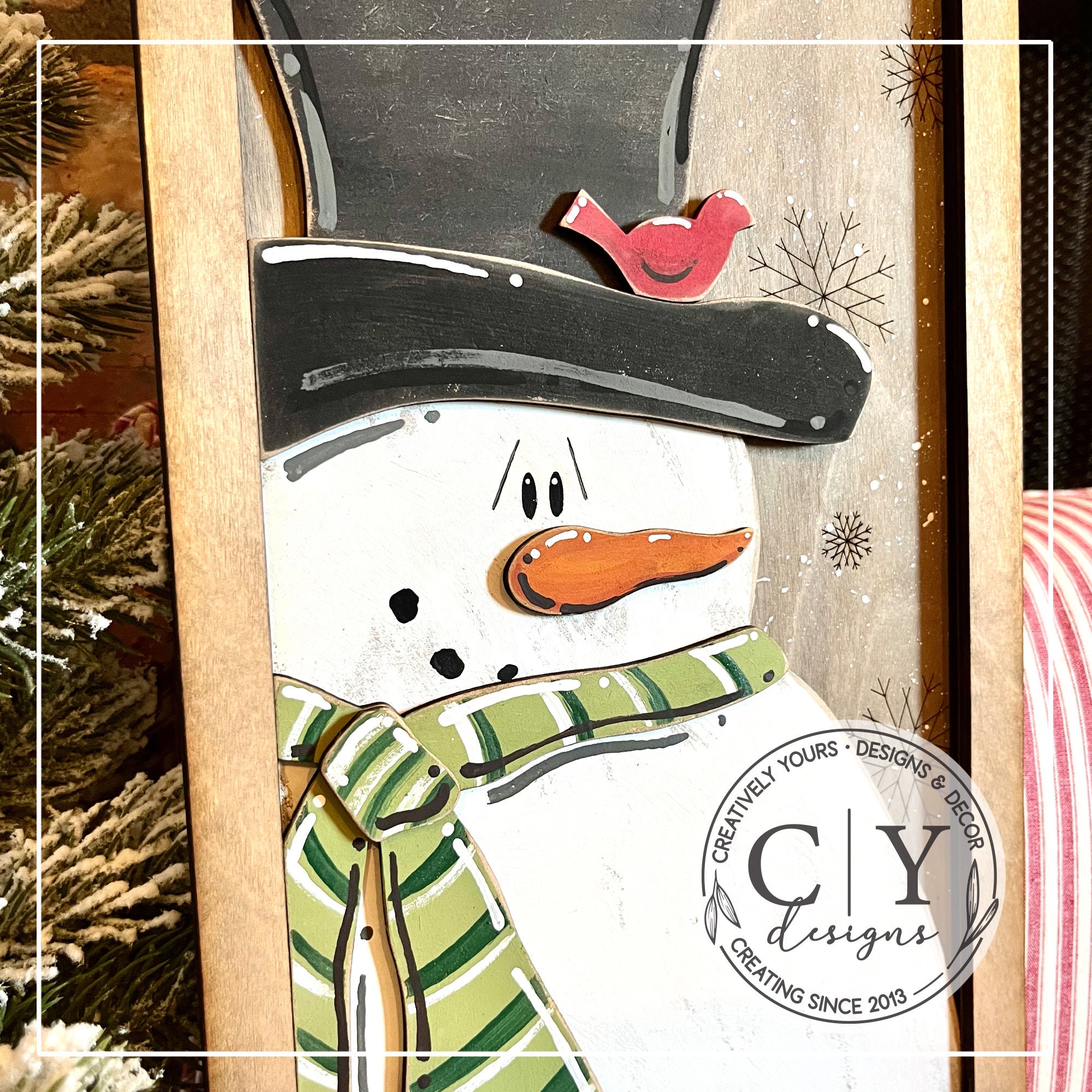 Snowman Sign SVG, Digital File, Laser File - Etsy