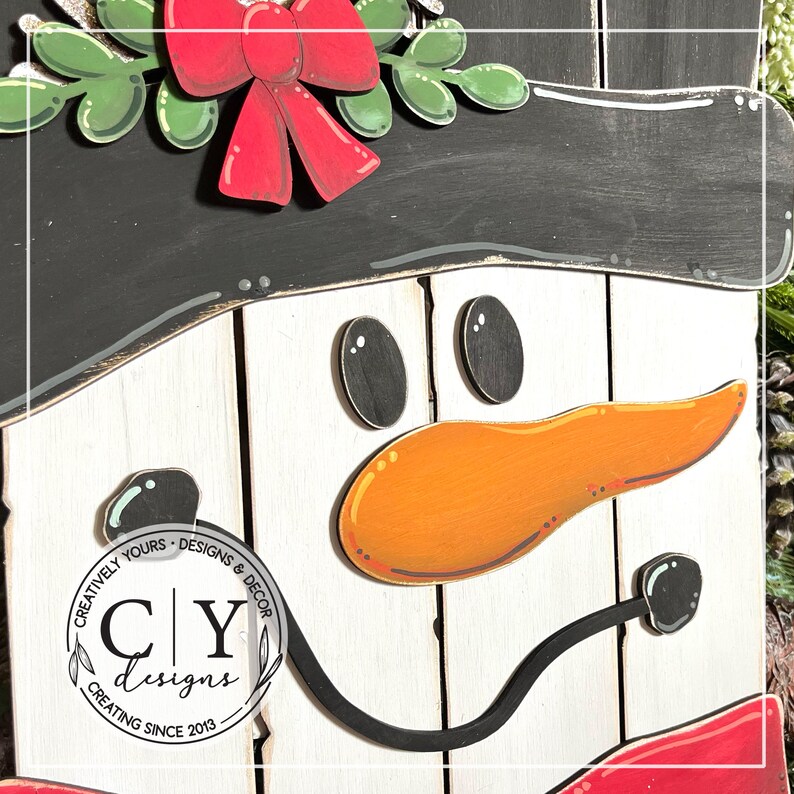 Snowman SVG, Snowman Sign SVG, Laser File - Etsy