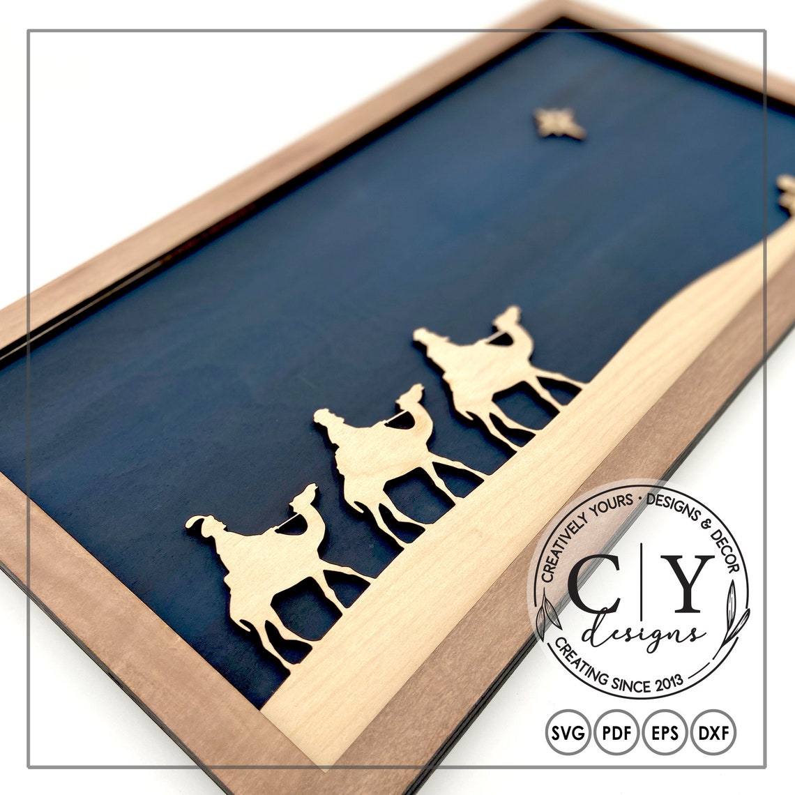 Three Wise Men SVG, We Three Kings Digital File, Laser File - Etsy