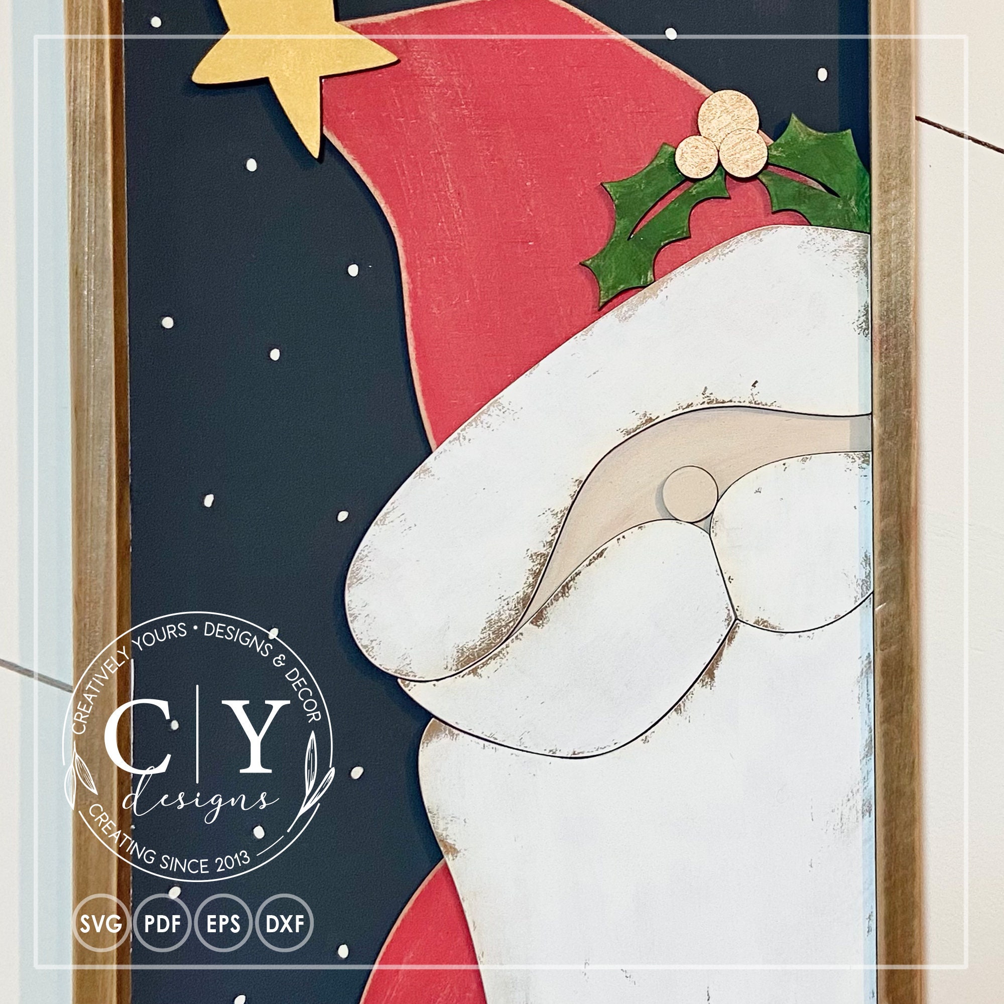 Santa Believe Christmas Sign SVG, Digital File, Laser File - Etsy