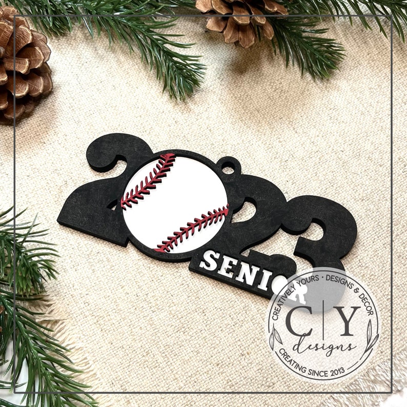 Baseball Ornament 2023 SVG, Digital File, Laser File - Etsy