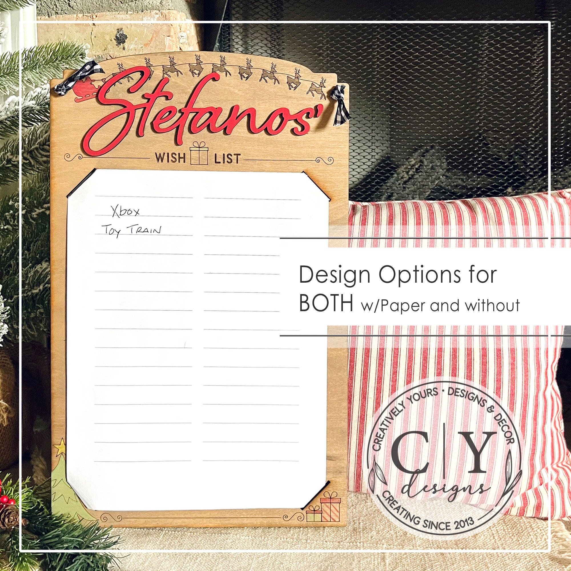 Wish List SVG Digital File Laser File - Etsy