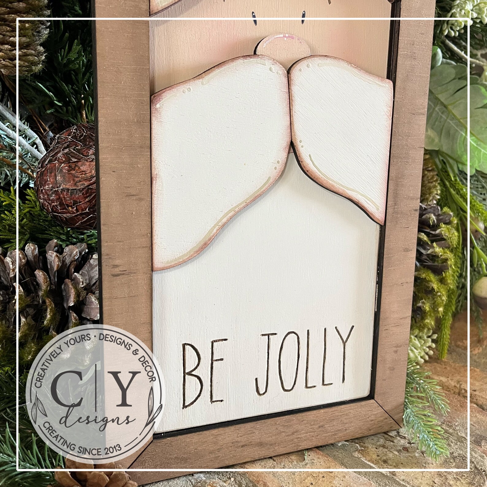 Santa Be Jolly Wood Sign SVG, Digital File, Laser File - Etsy