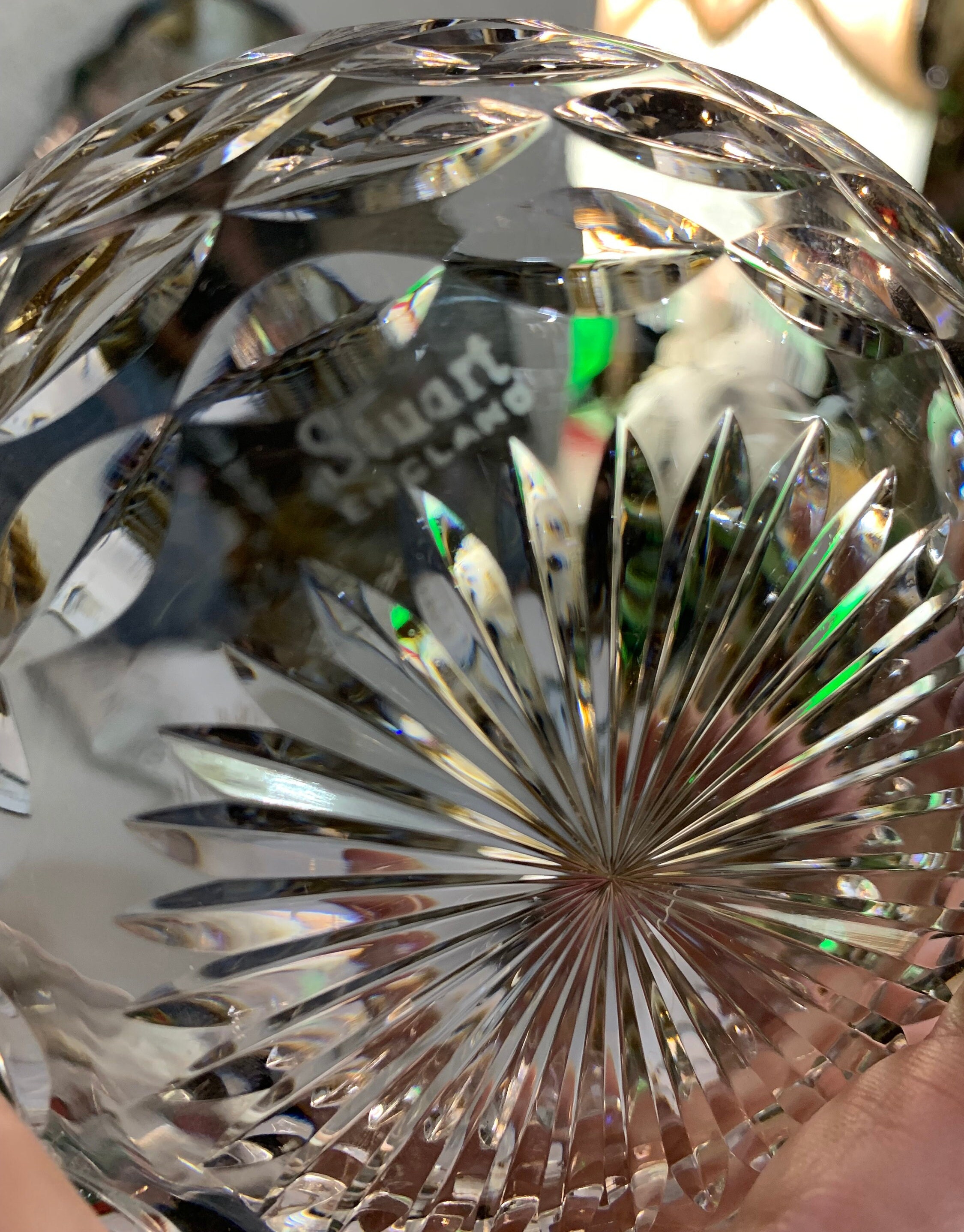 Antique Vintage 1920s Stuart England Crystalline Bowls - Etsy