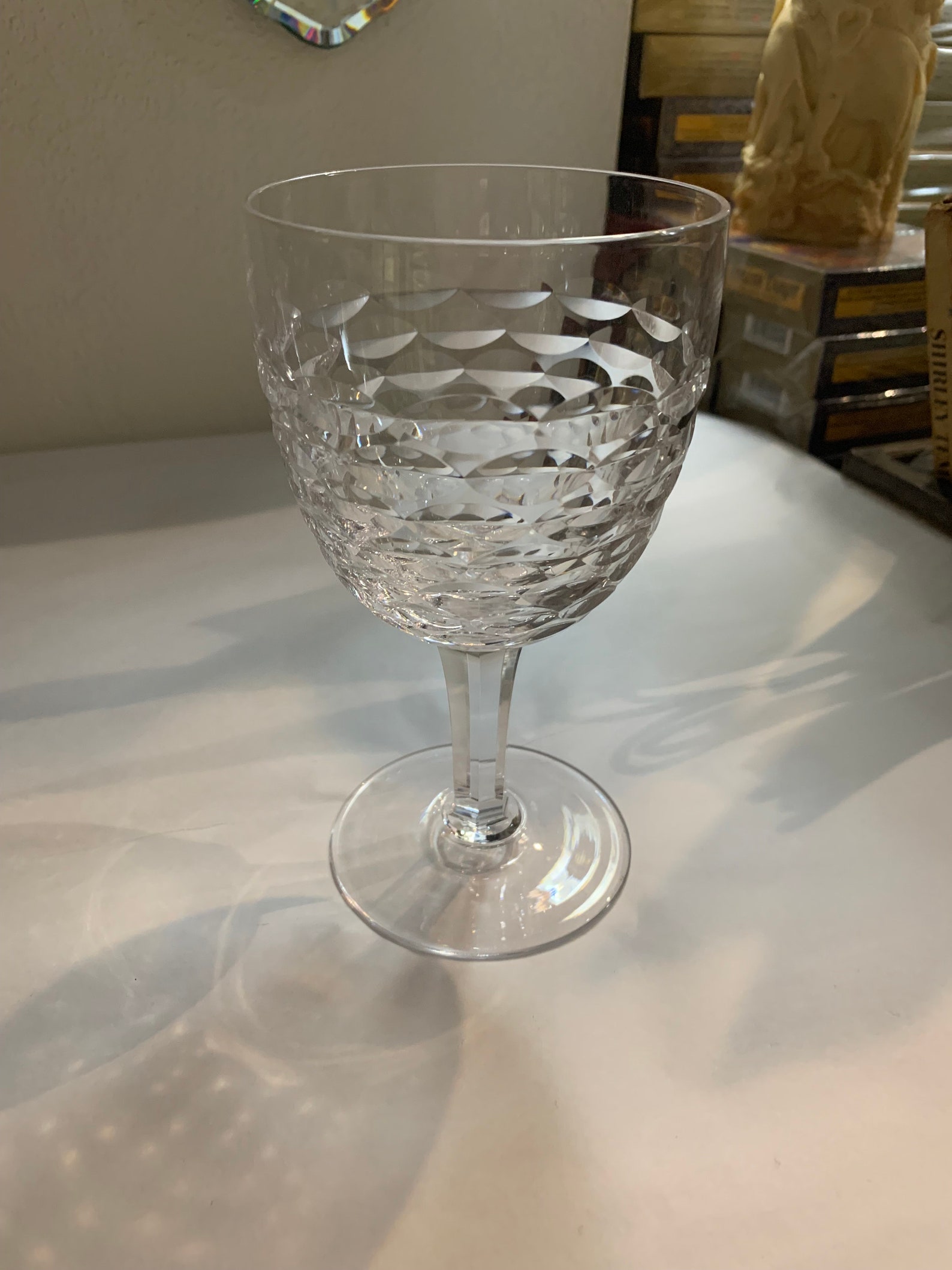 Antique Vintage 1920's Stuart England Crystal Water Glasses - Etsy