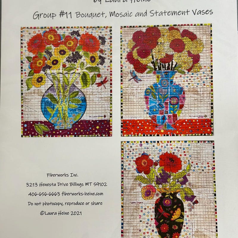 Laura Heine Collage Patterns - Etsy