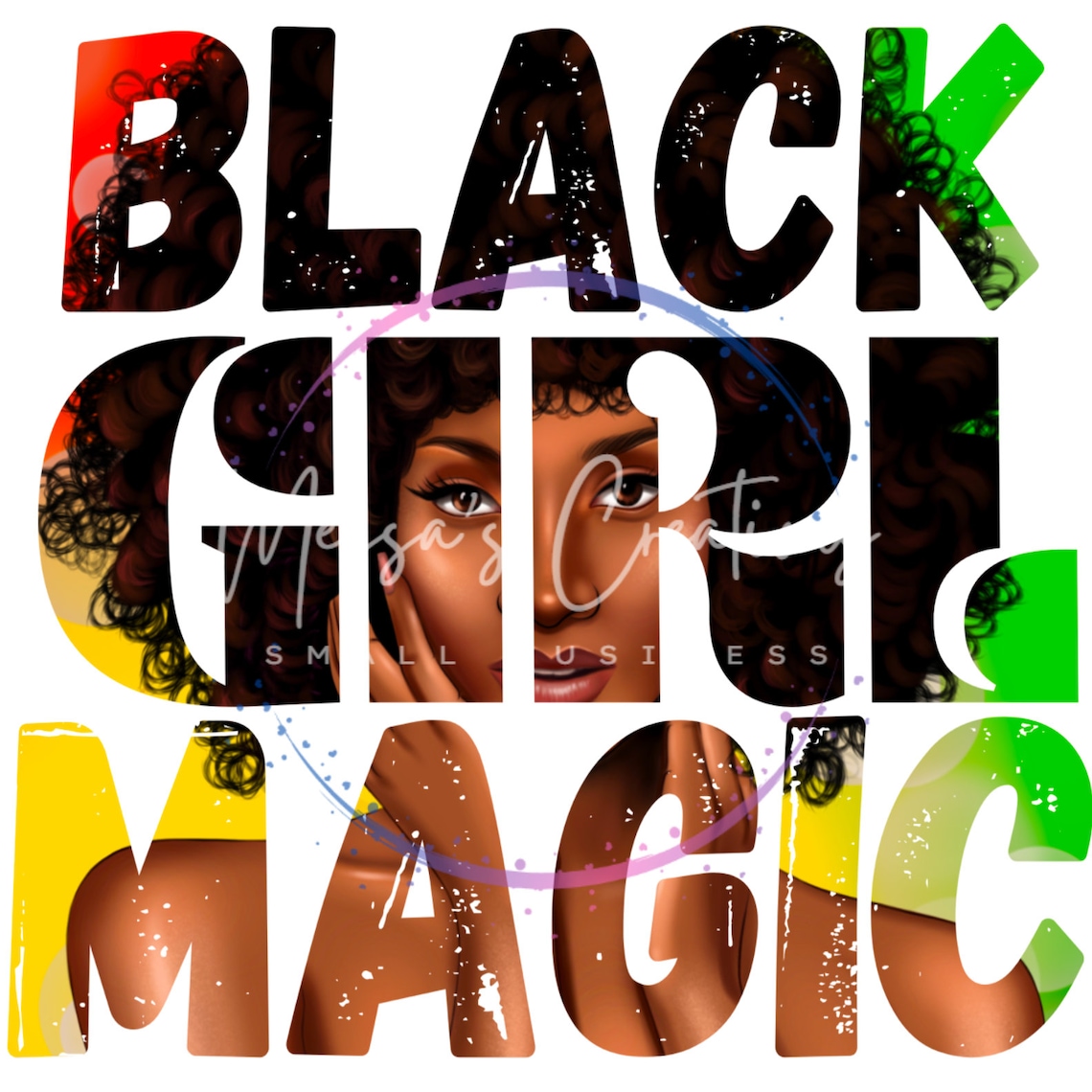 Black Girl Magic, Clipart - Etsy