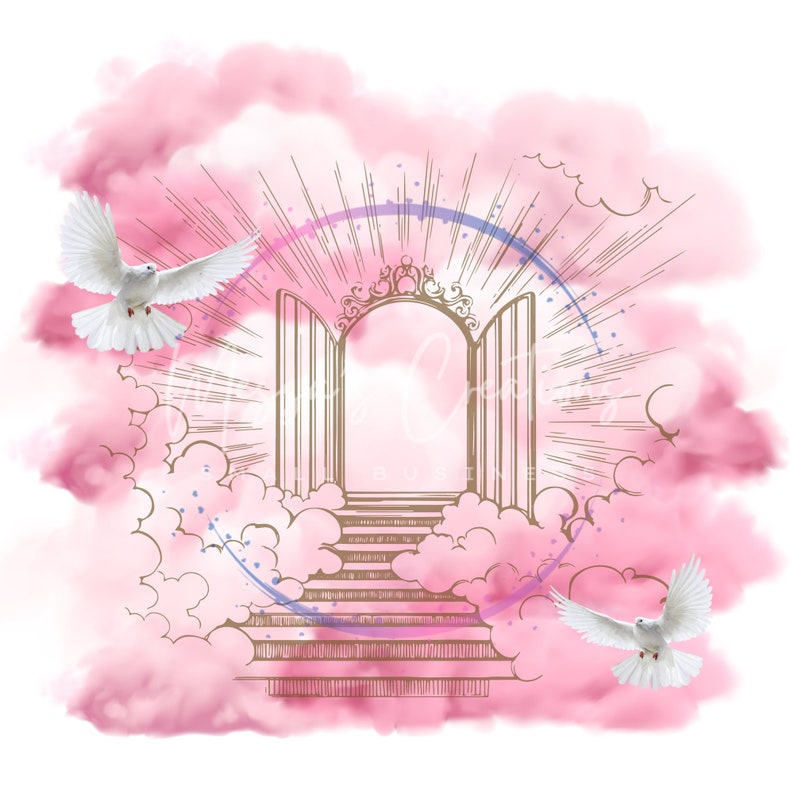 Pink Clouds, Heaven Gates - Etsy