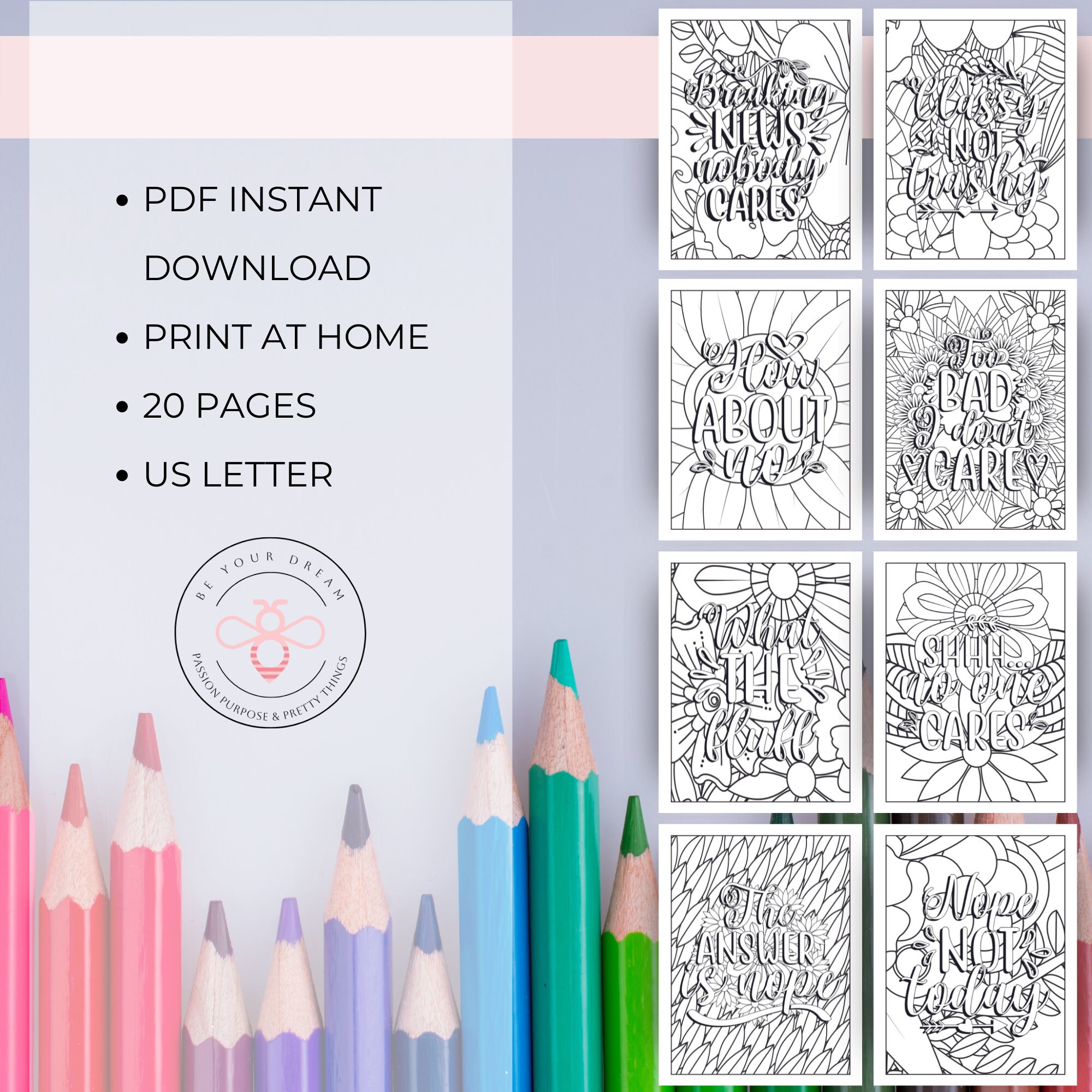 Sassy Quotes Coloring Pages Sarcastic Quotes Coloring Pages Adult ...