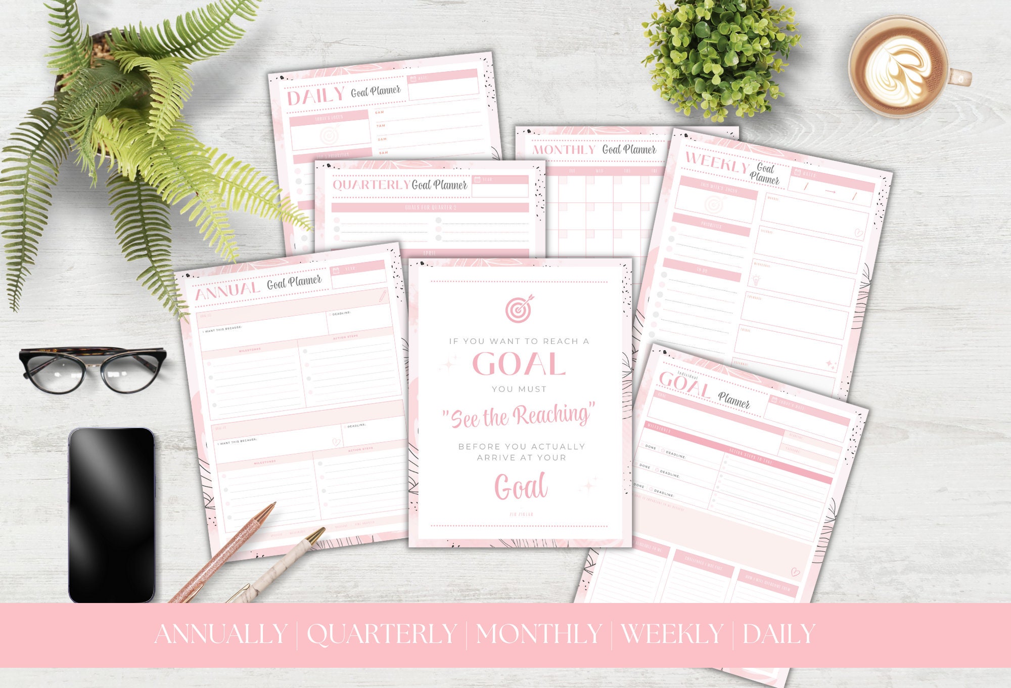 The Ultimate 30 Day Goal Planner | Goal Planner | Printable | Annual ...