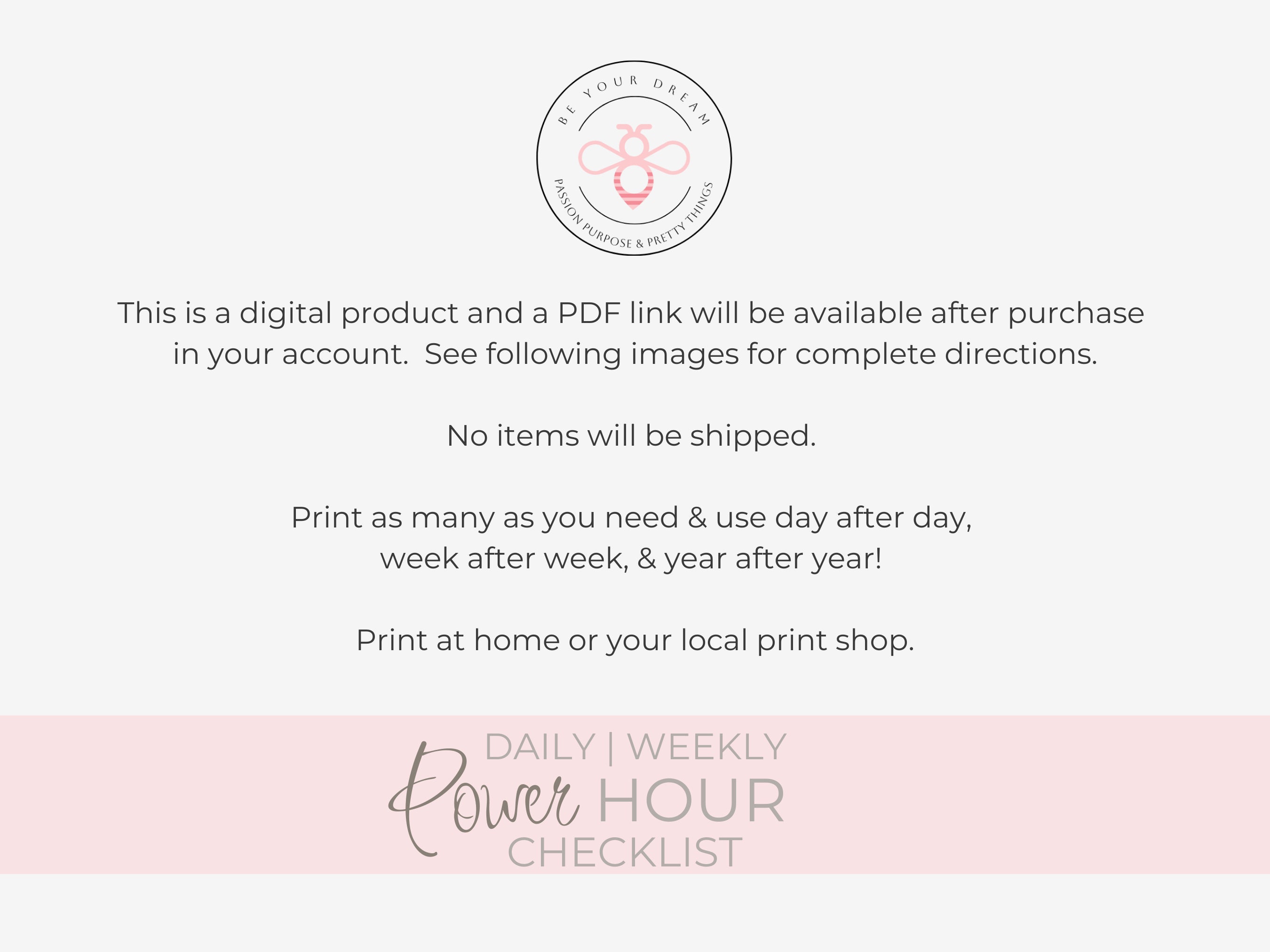 Daily and Weekly Power Hour Tracker for Social Sellers | Direct Sells ...