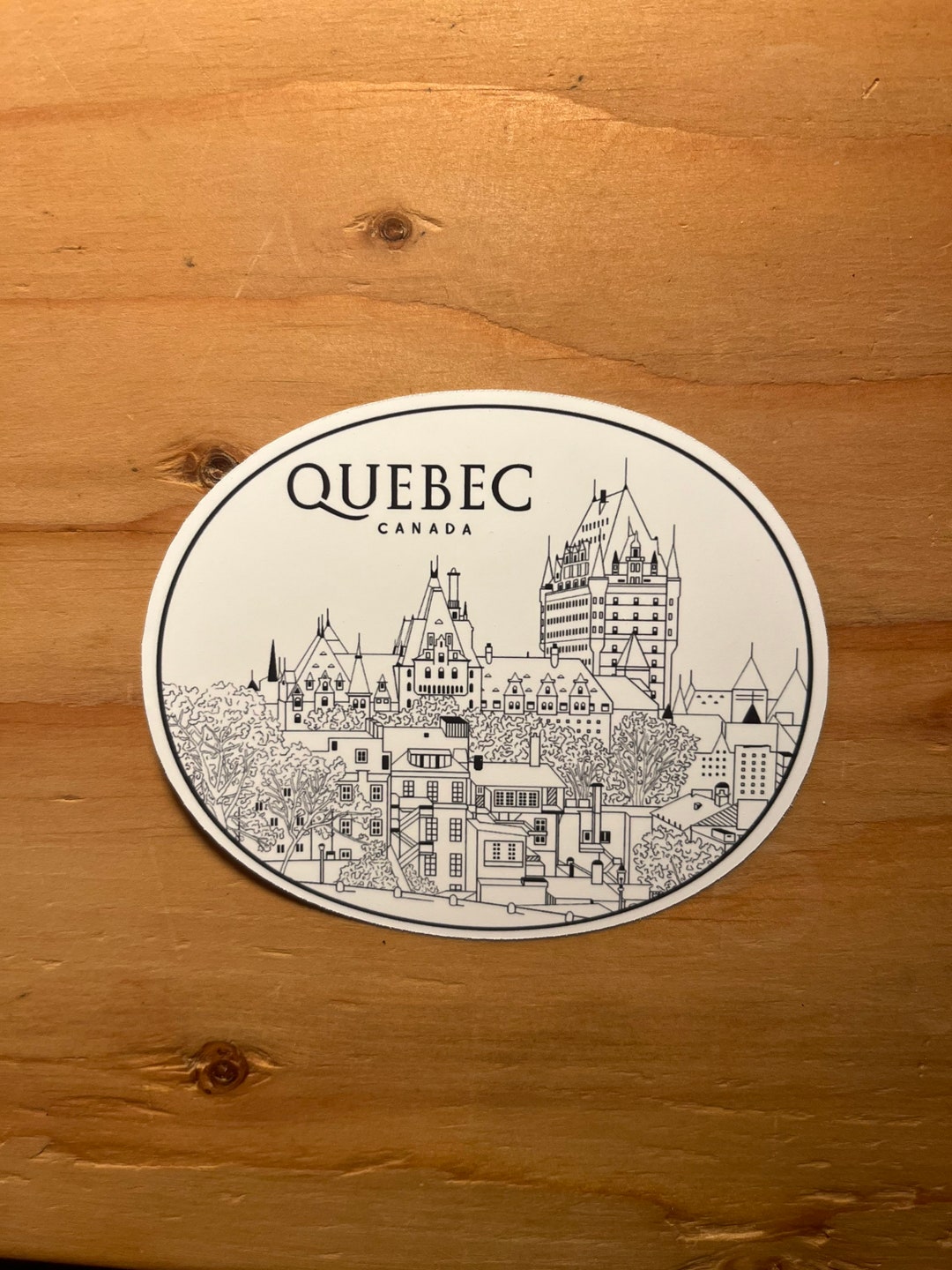 Sticker Québec autocollant souvenir Québec sticker voyage - Etsy Canada