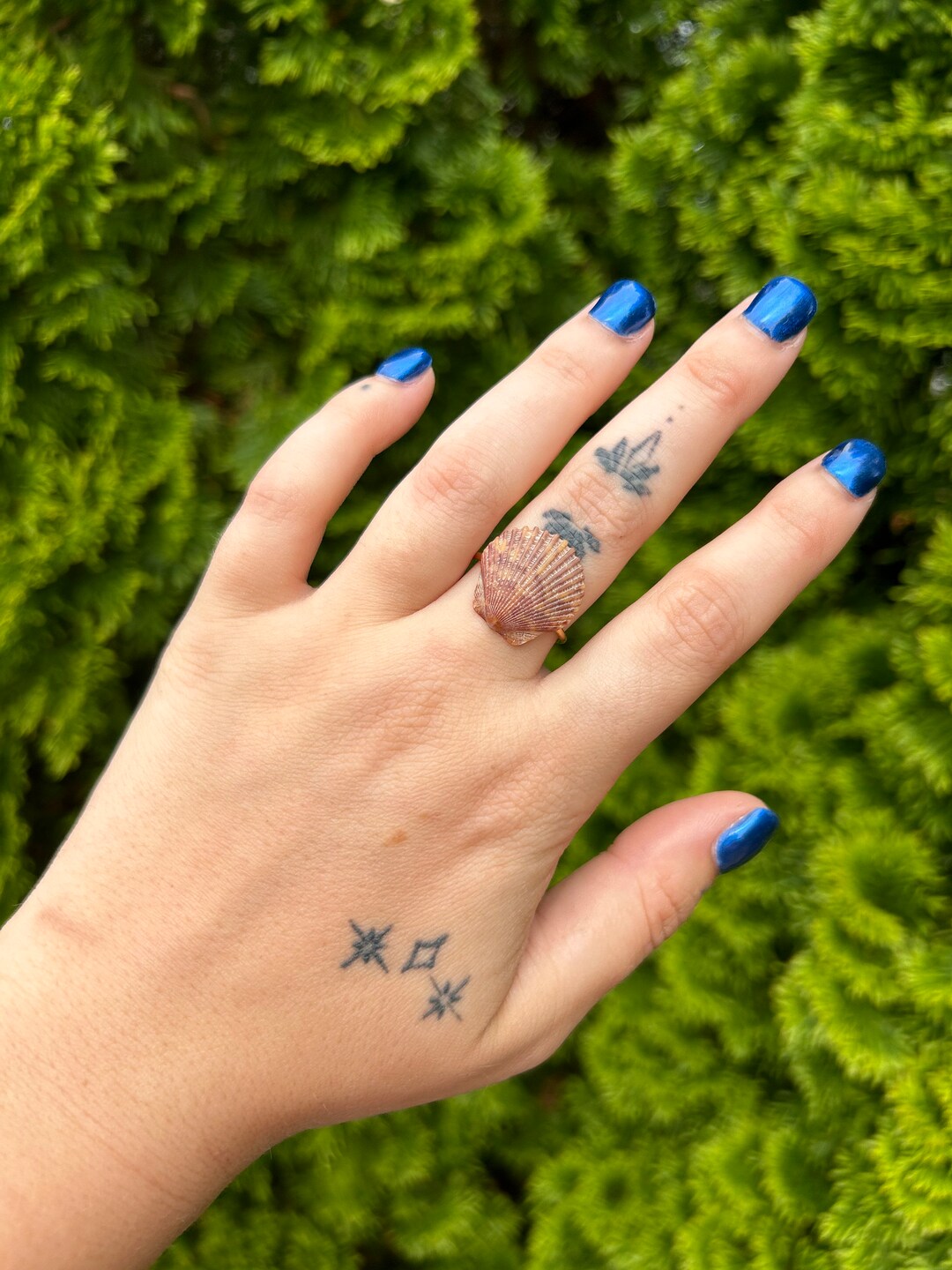 Scallop Seashell Gold Ring // pac Sun // Coastal Jewerly - Etsy