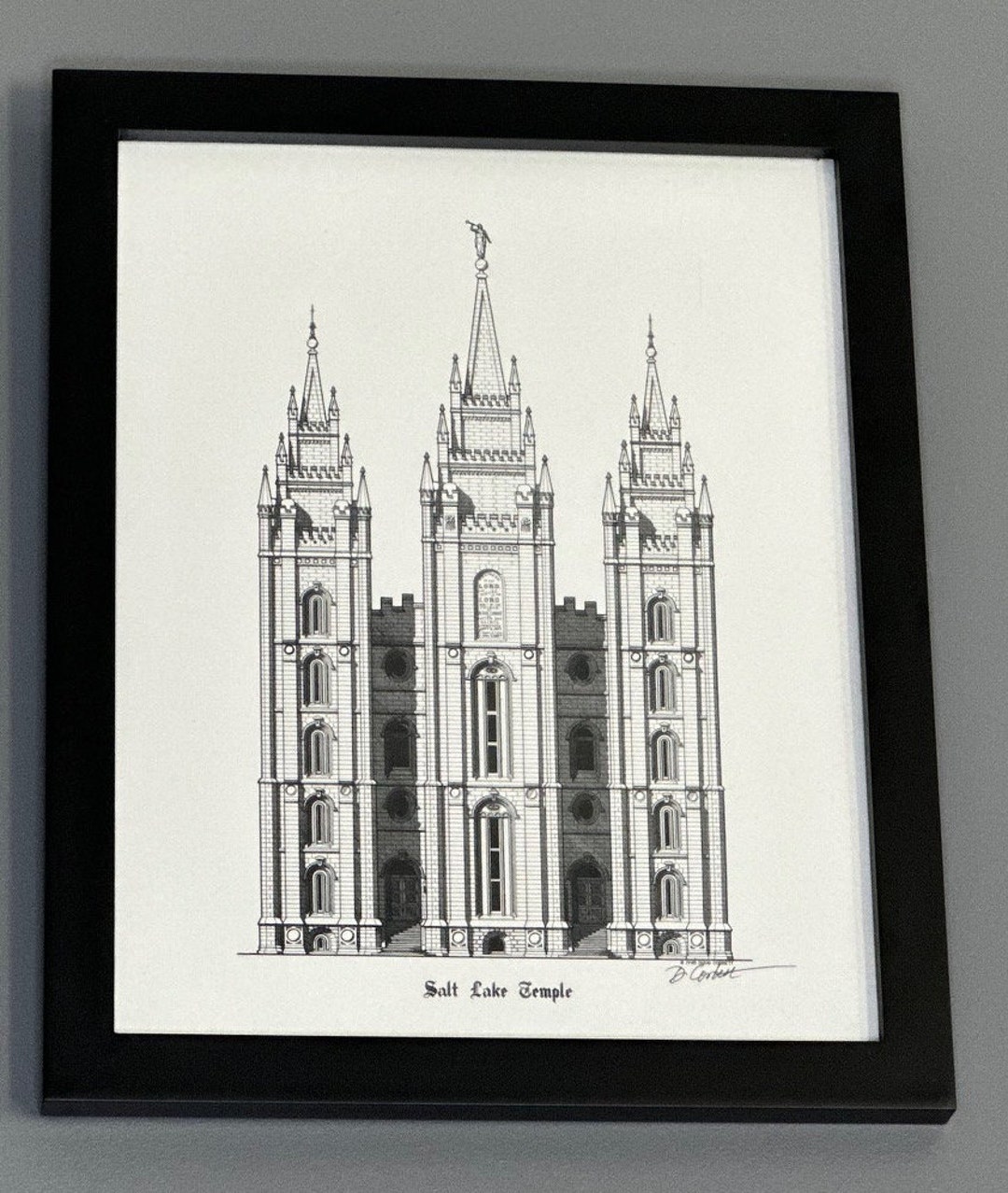Salt Lake City Temple Wall Art, LDS Art, 11x14, 8x10 Print, Artwork ...