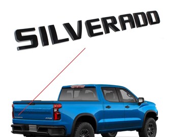 Black Silverado Letters - Etsy