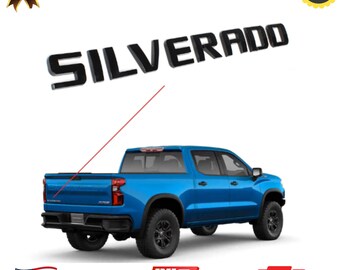 3d Raised Red Letters for Chevy Silverado - Etsy