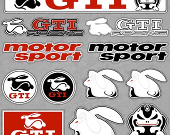 Vw Gti Car Stickers - Etsy