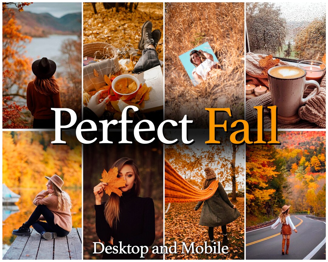 10 Fall Lightroom Presets. Desktop and Mobile, Golden, Leaves, Outdoor ...