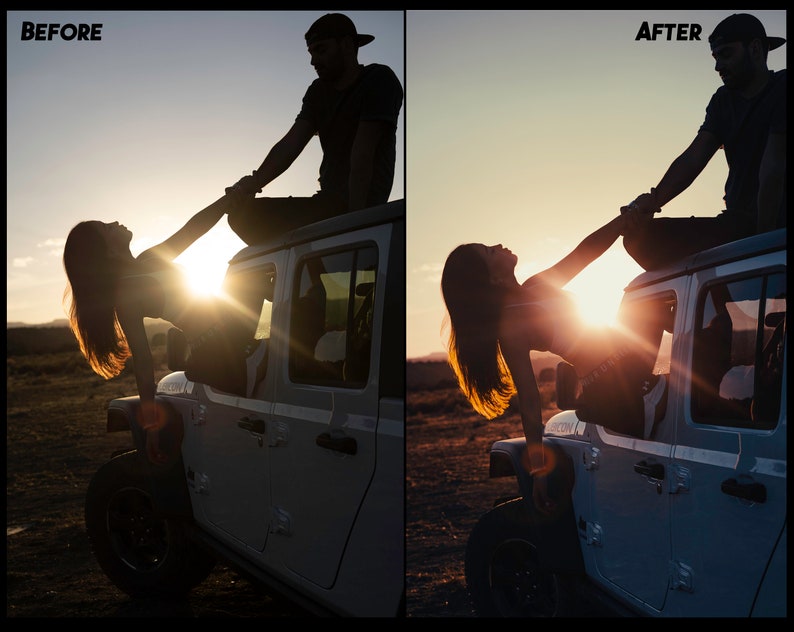 8 GOLDEN HOUR Presets, Instagram, Sunset, Warm, Desktop, Mobile, Sharp ...