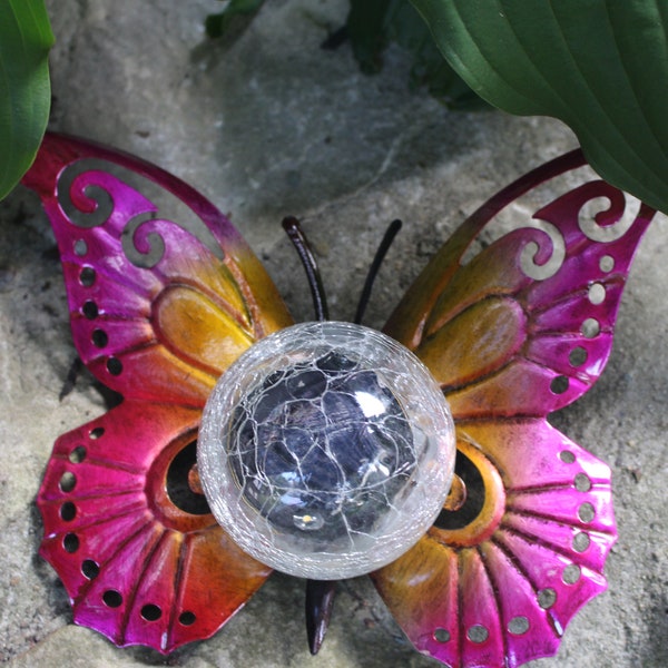 Crackle Solar Light Etsy 3843