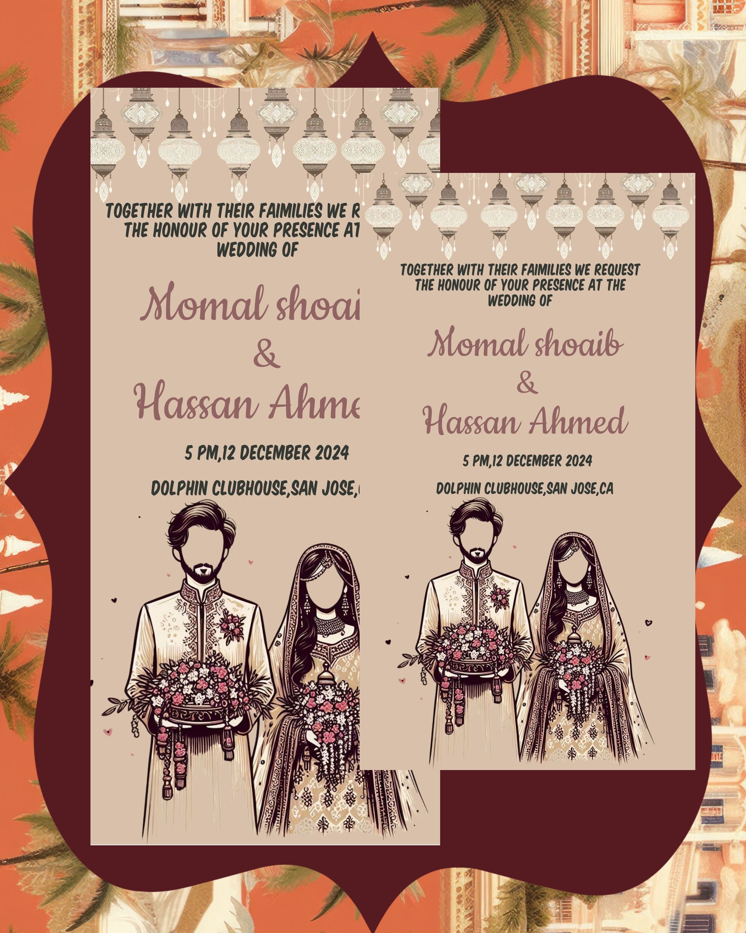 Pakistani Wedding Welcome Sign for Instant Download, Nikkah Welcome ...