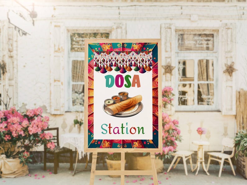 Live Dosa Station|live Dosa Counter|indian Desi Event Food|dosa Stall ...