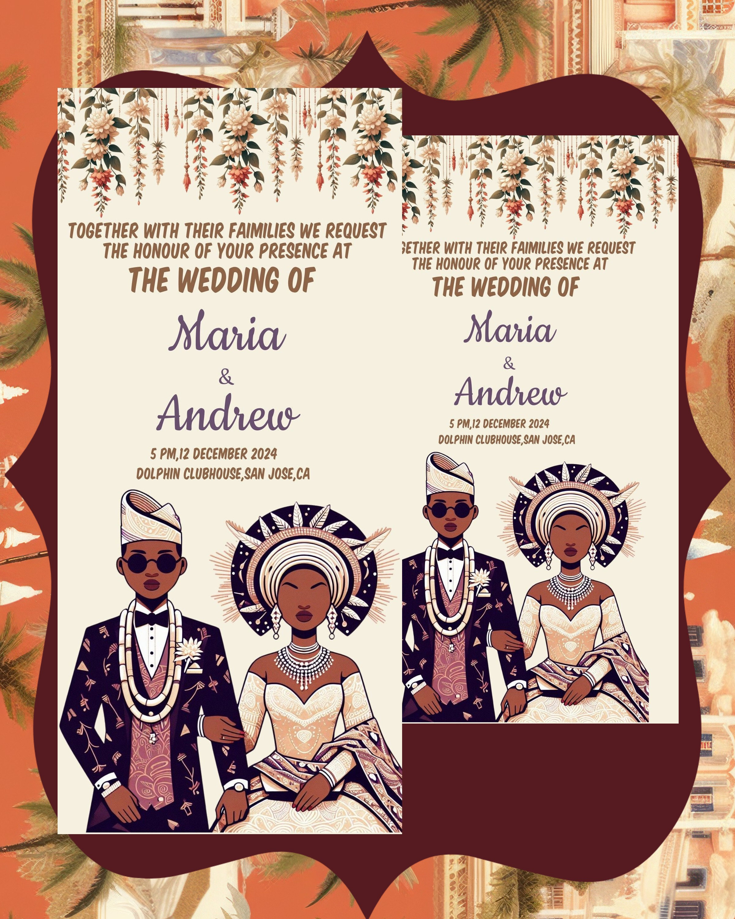 Nigerian Wedding Sign as Igbo Wedding Mobile Invitation - Etsy