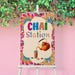 Chai Station Sign | Indian Chai Table Sign & Indian Food Station Sign ...