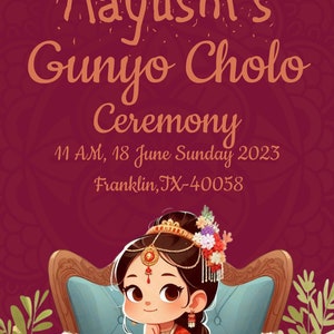 Gunyo Cholo Mobile Invite,gunyo Choli as Watsapp, Nepali Half Saree ...