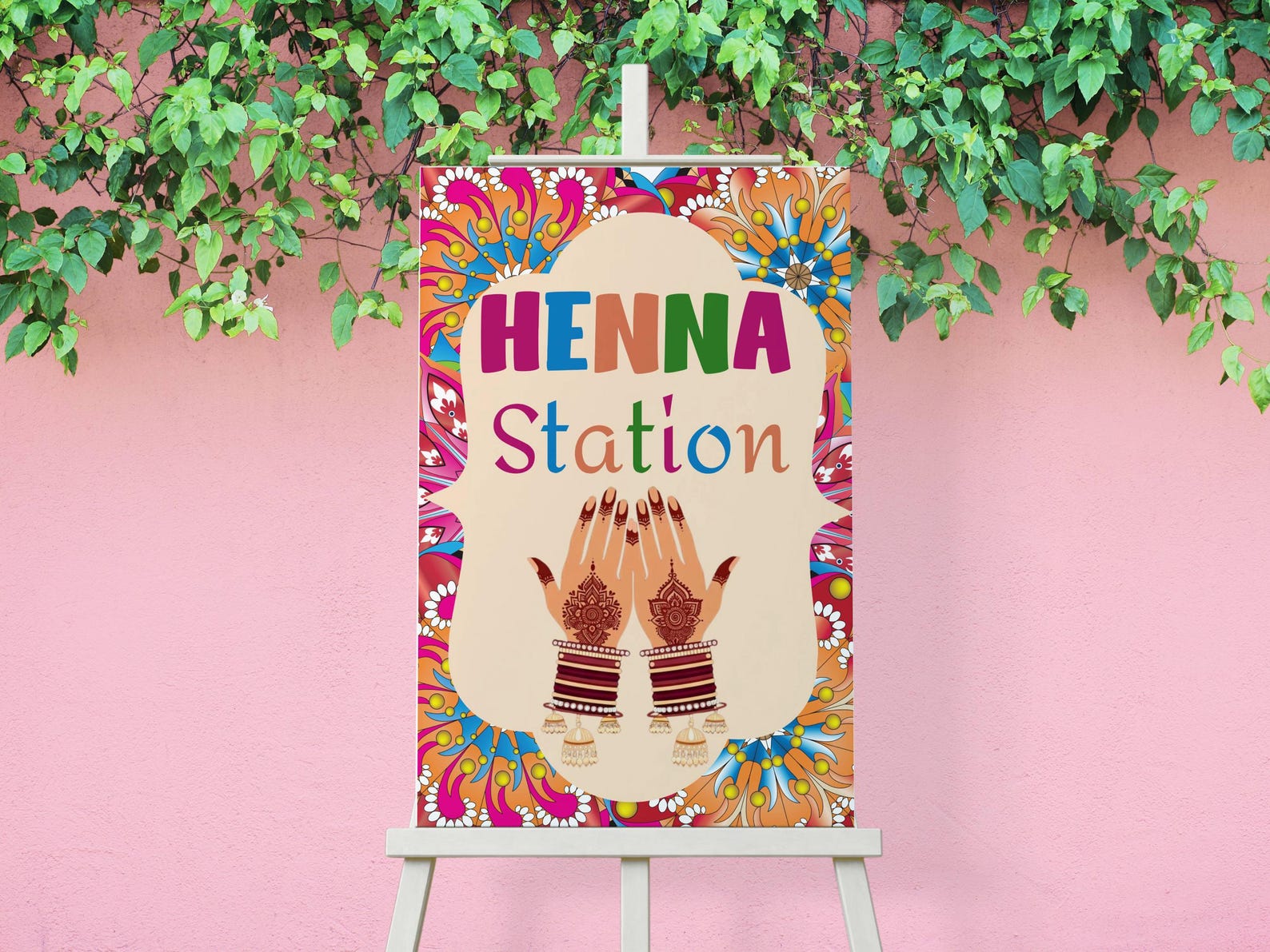Mehndi Station Sign,mendhi Gift Station Decor ,henna Party Decor ...