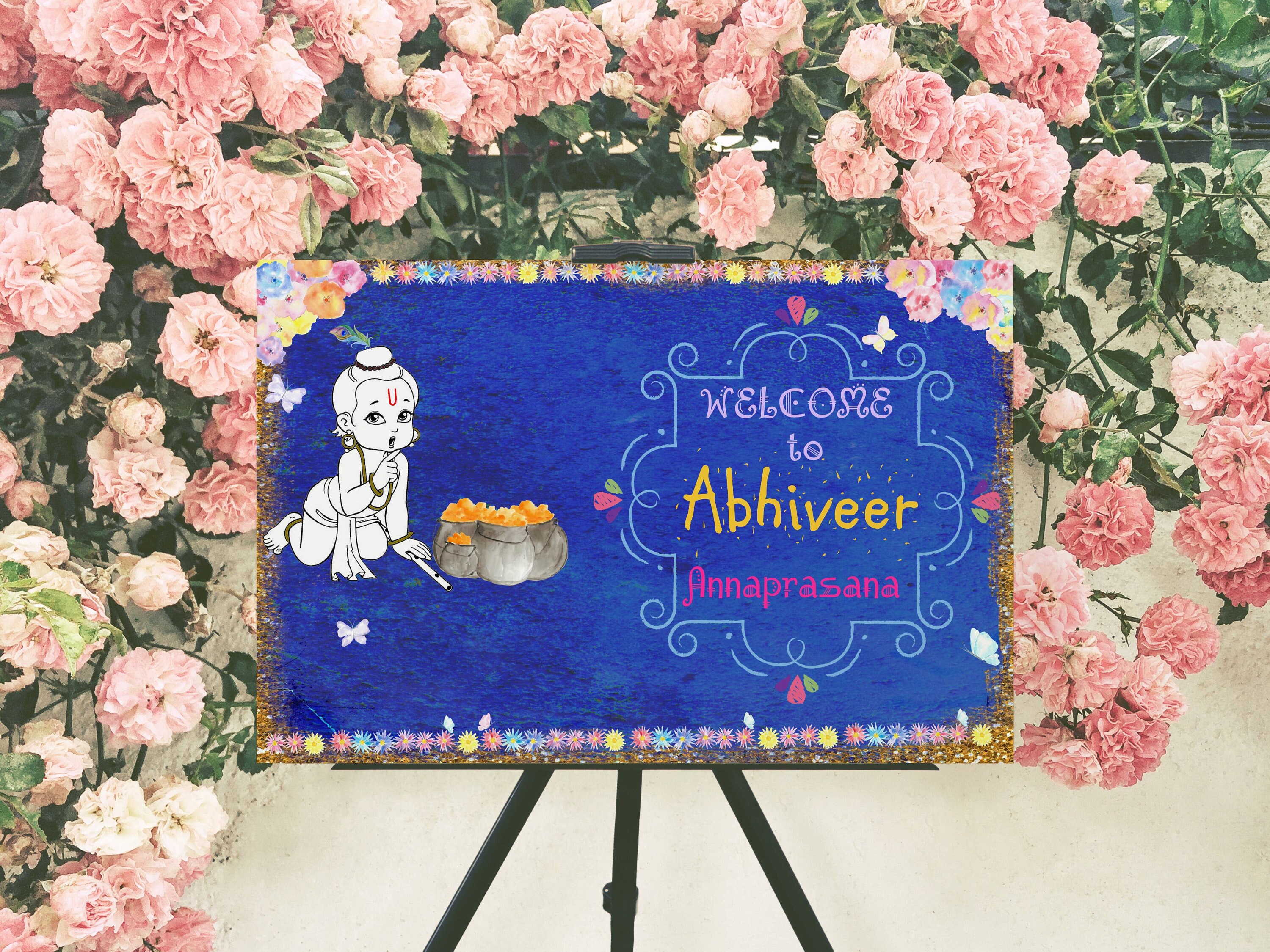 Annaprashana Sign for First Rice Eating Ceremony, Mukhebhat Welcome ...