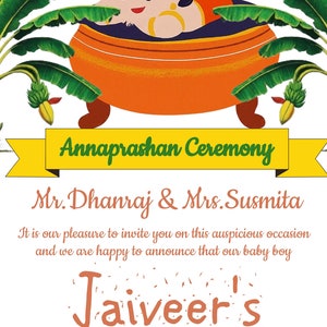 Cradle Ceremony Mobile Invite,naming Ceremony for Indian Baby ...