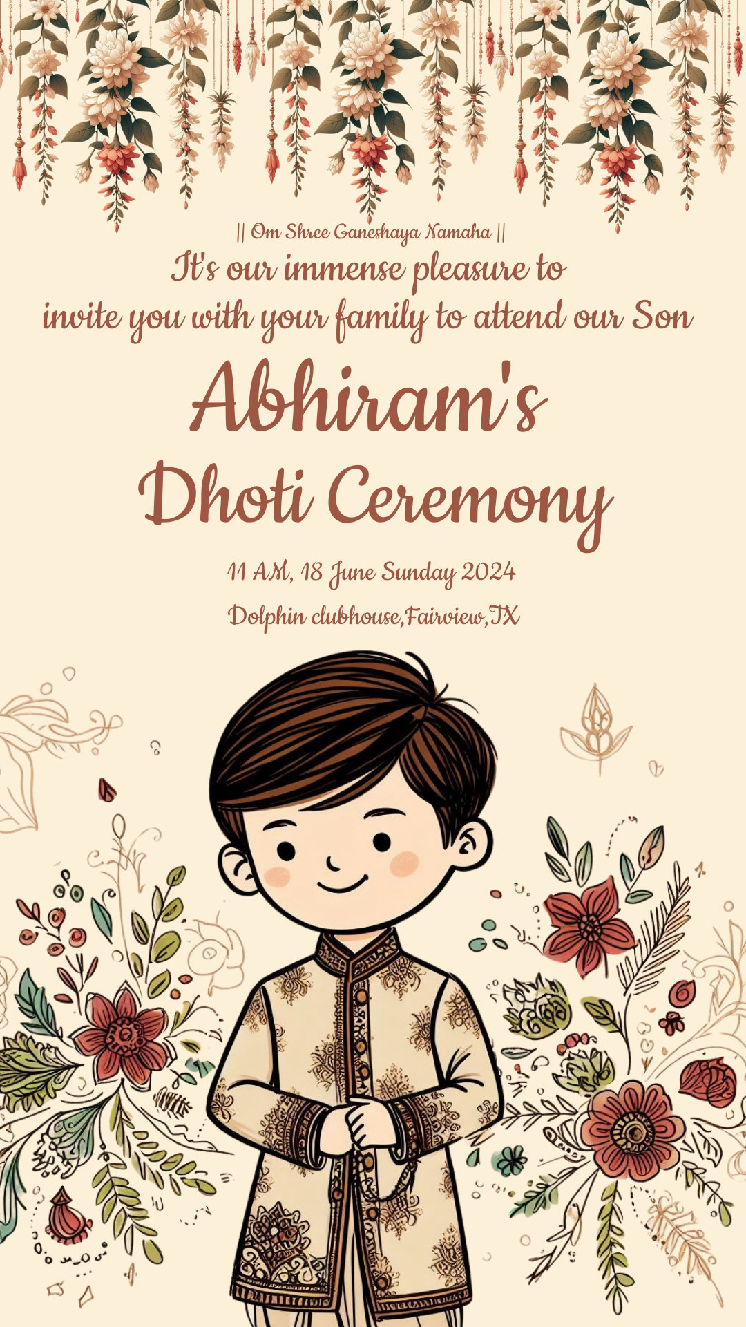 Dhoti Ceremony Sign Indian Ceremony Sign Dhoti Ceremony Dhoti Function ...