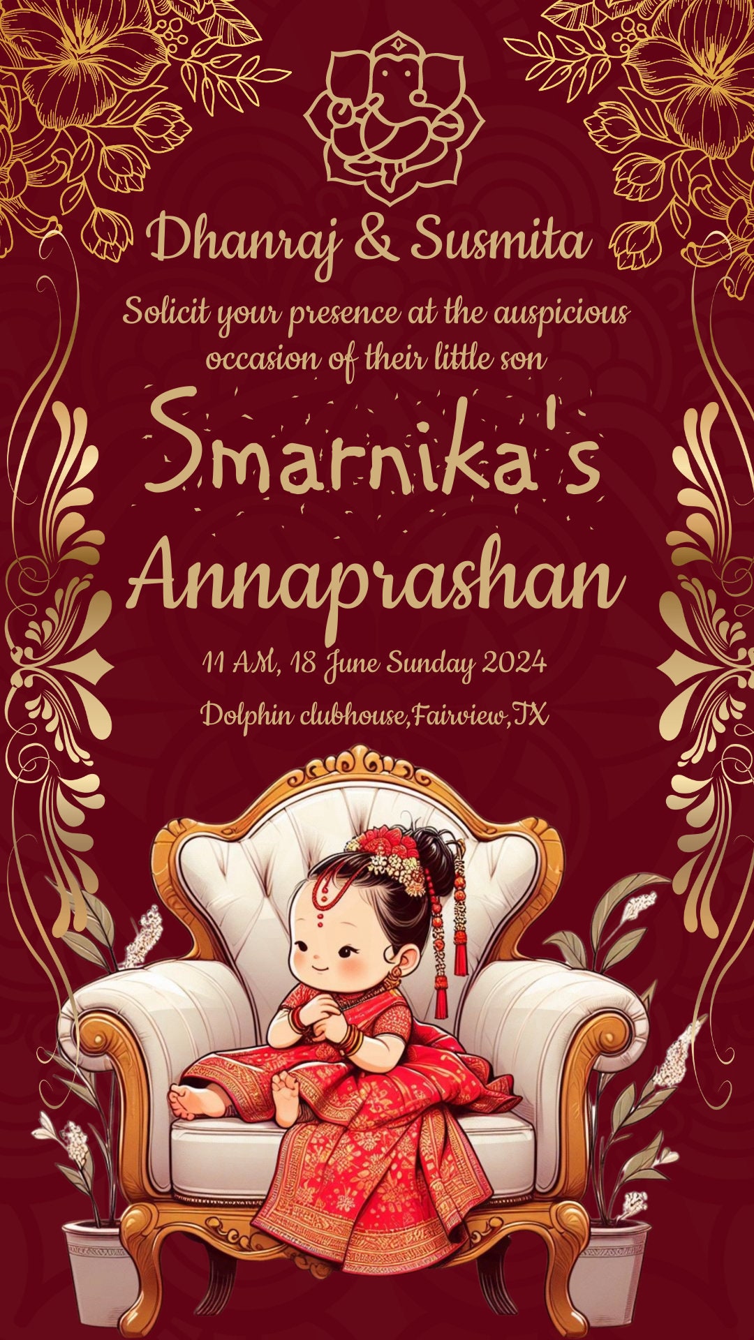 Girl Nepali Pasni,pasni Ceremony,nepali Girl Rice Feeding,nepali ...