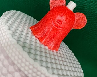 Mickey Ghost Straw Topper - Etsy
