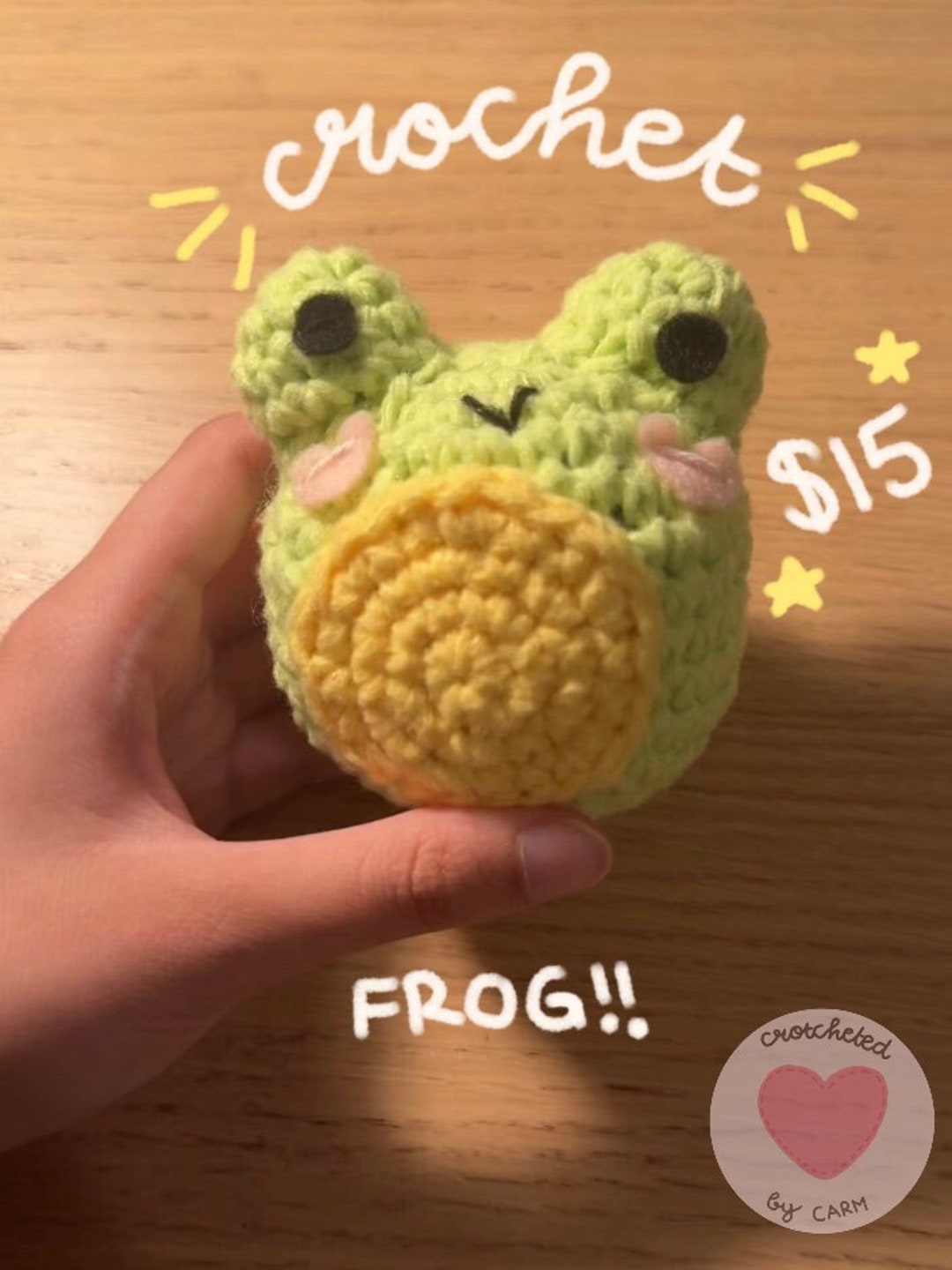 UNITED STATES ONLY Crochet Frog! @crochetedbycarm - Etsy