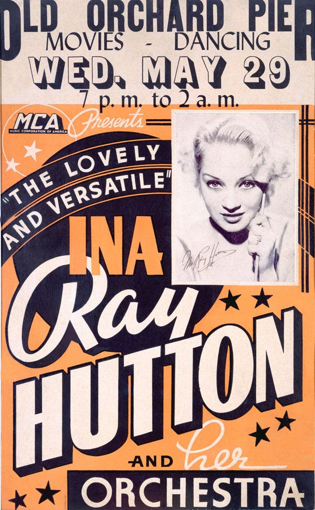 Ina Ray Hutton Jazz Orchestra Poster 0000-3120 - Etsy