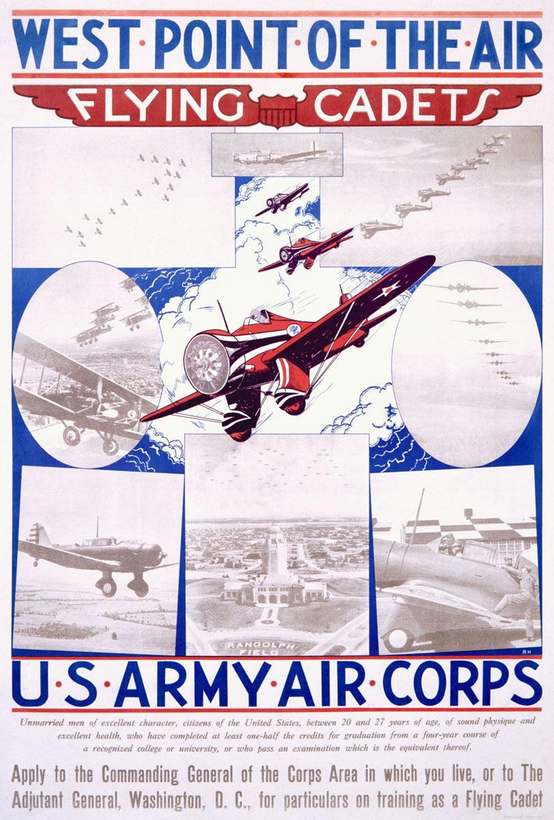 WWI US Army Air Corps Recruiting Poster 0000-3308 - Etsy