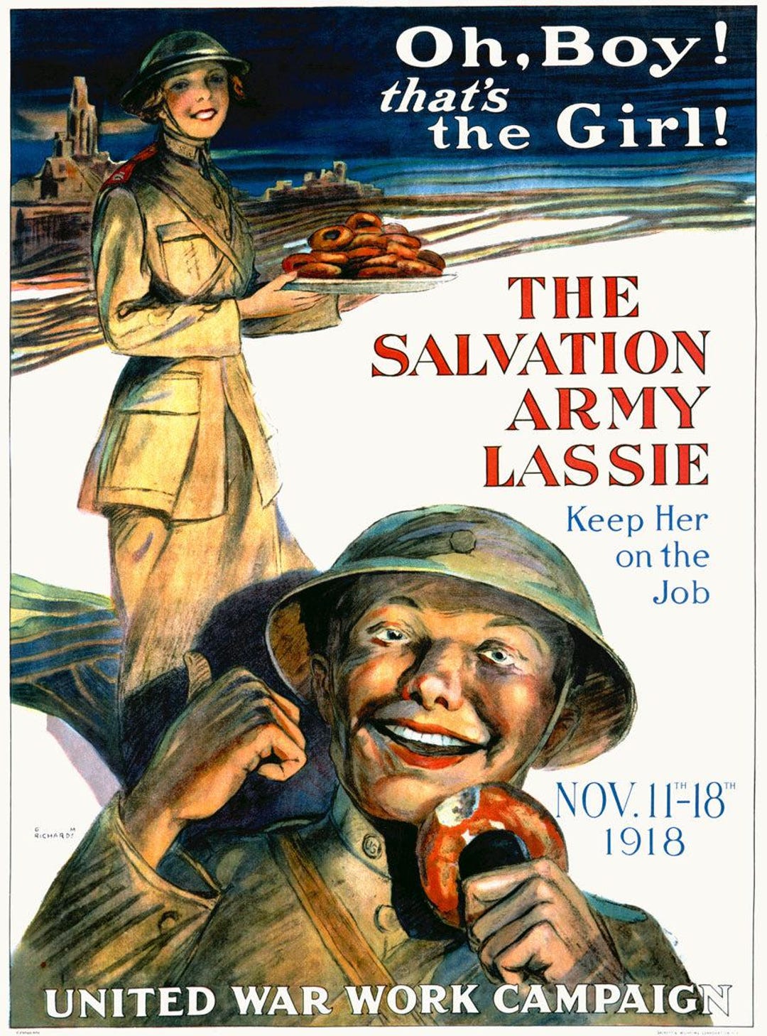 WWI the Salvation Army Lassie 0000-3216 - Etsy