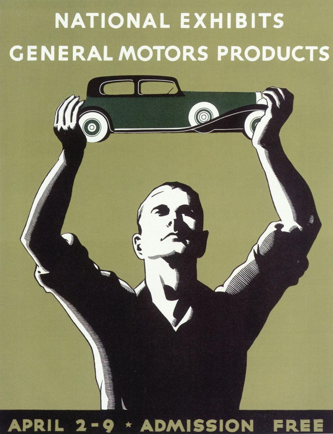 General Motors National Car Show Poster 0000-4937 - Etsy