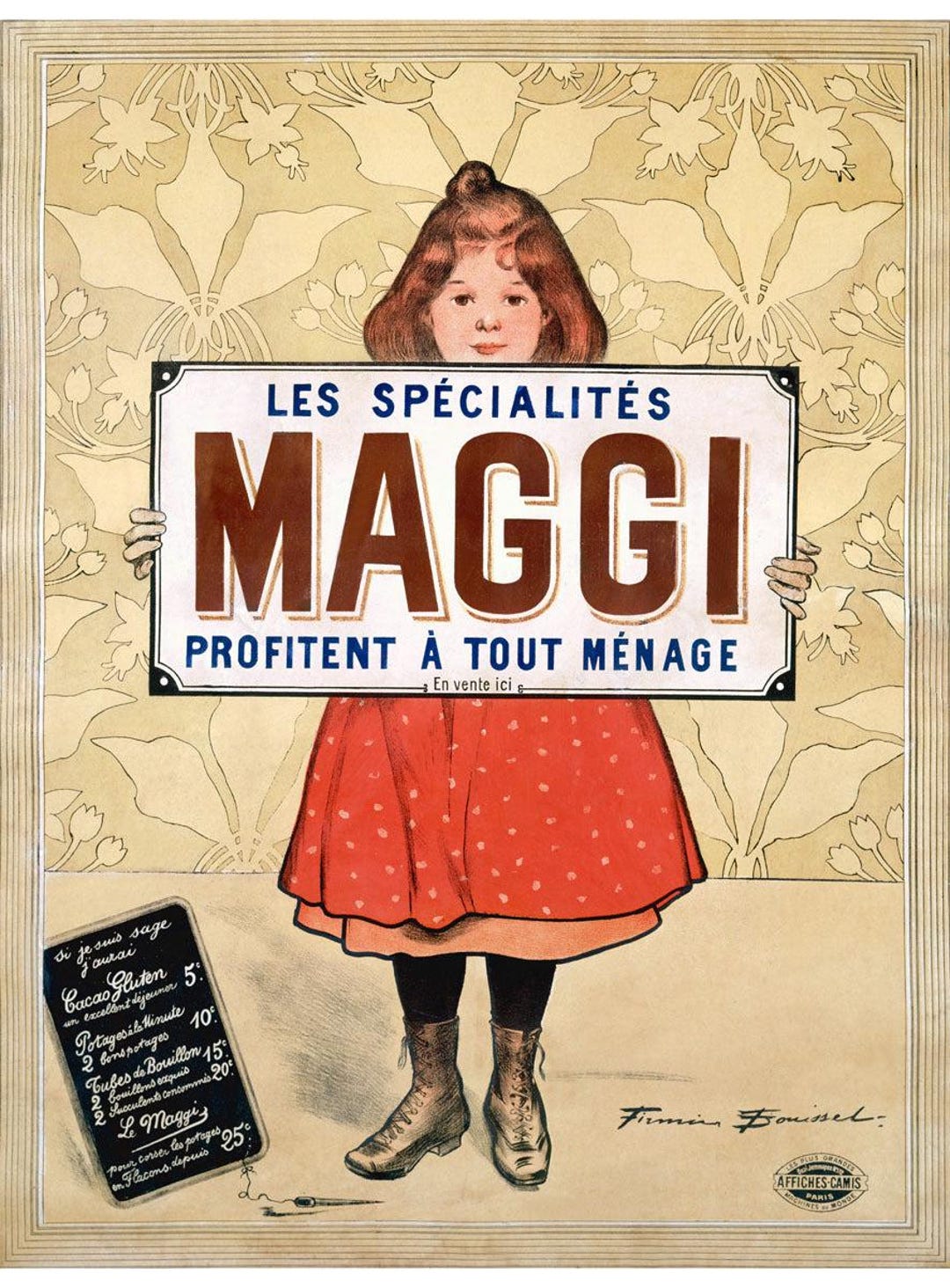 Maggi Restaurant Specialties Menu Poster 0000-6324 - Etsy