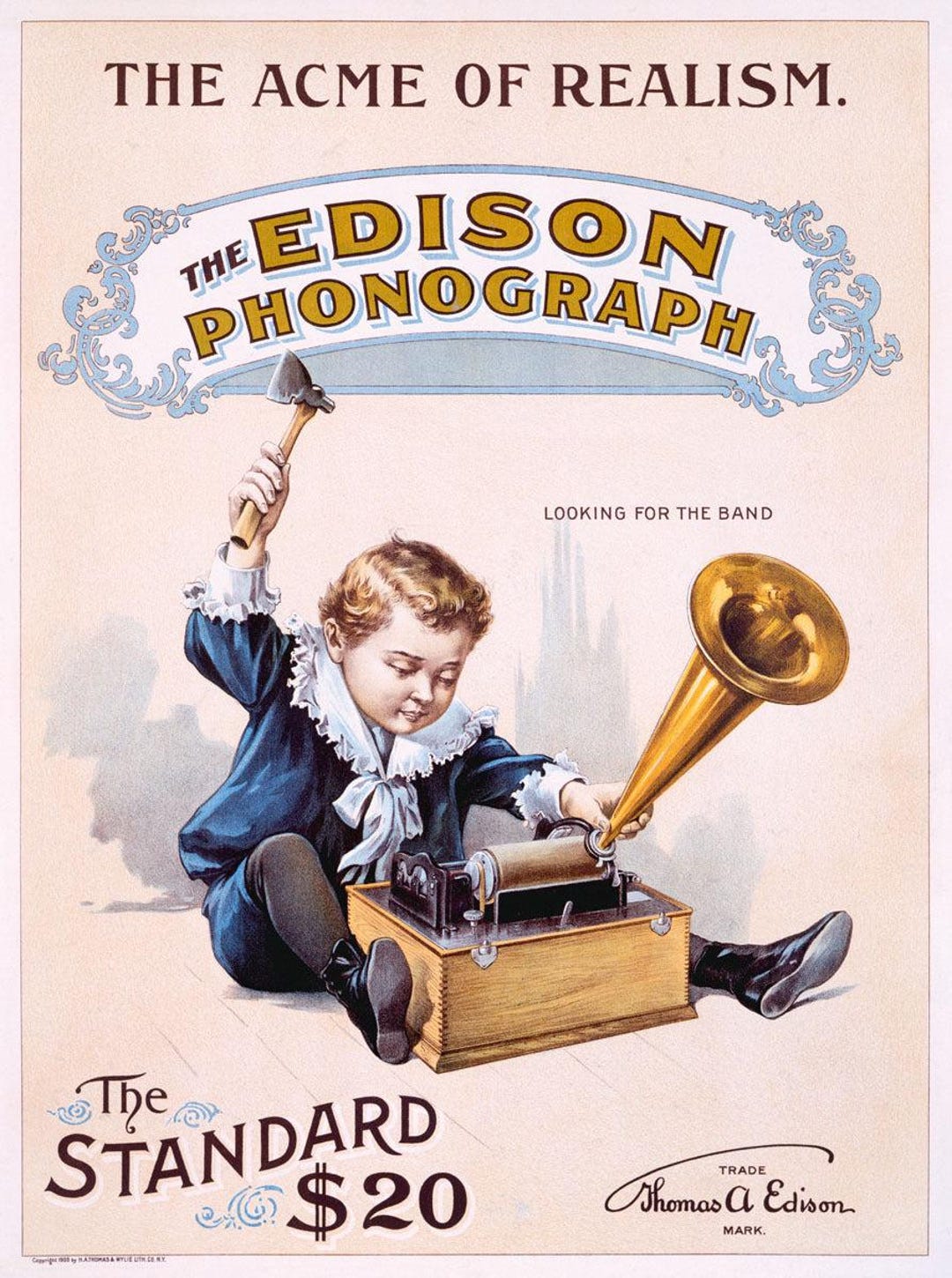 Edison Standard Phonograph Poster 0000-4361 - Etsy