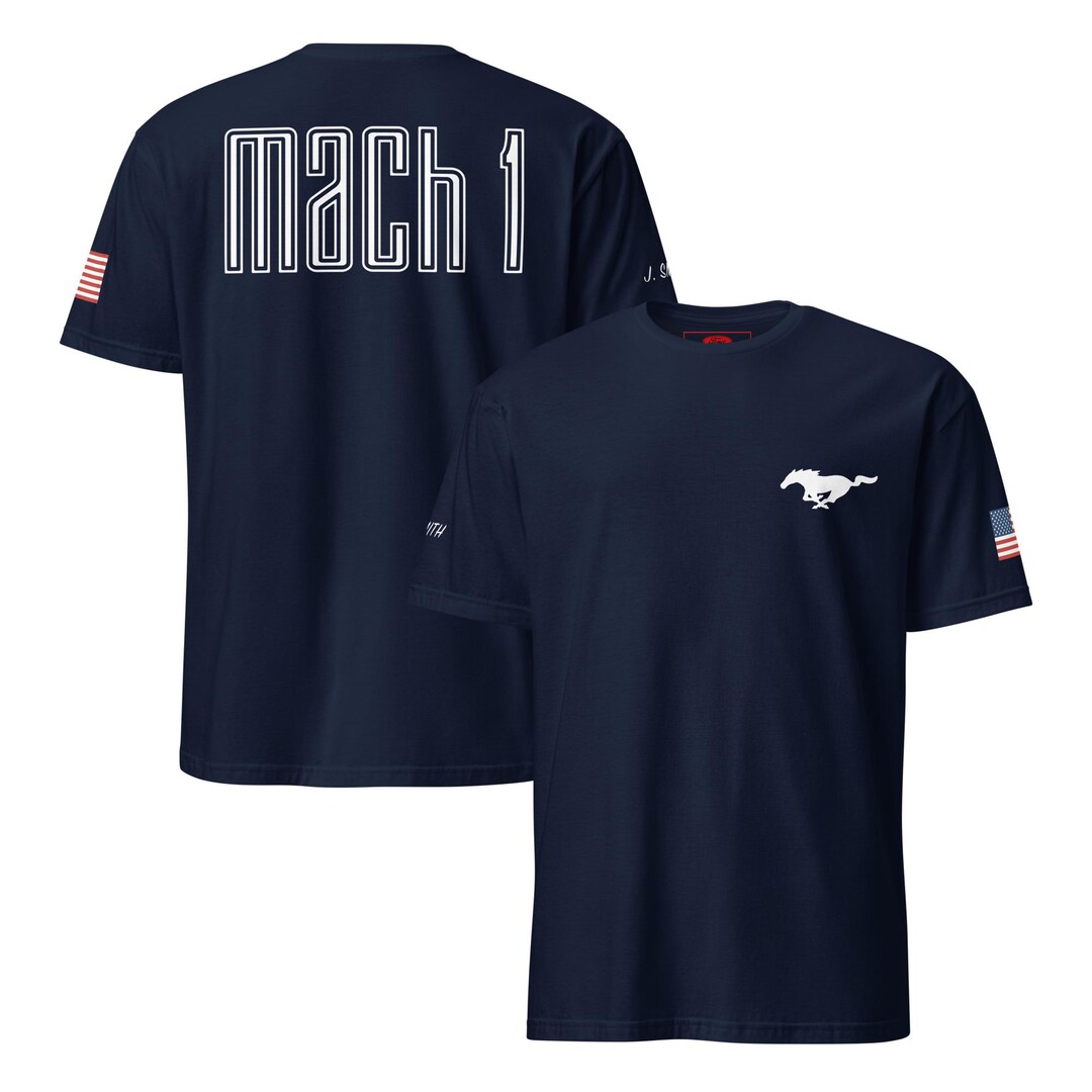 Custom Ford MUSTANG MACH 1 US Flag T-shirt - Etsy