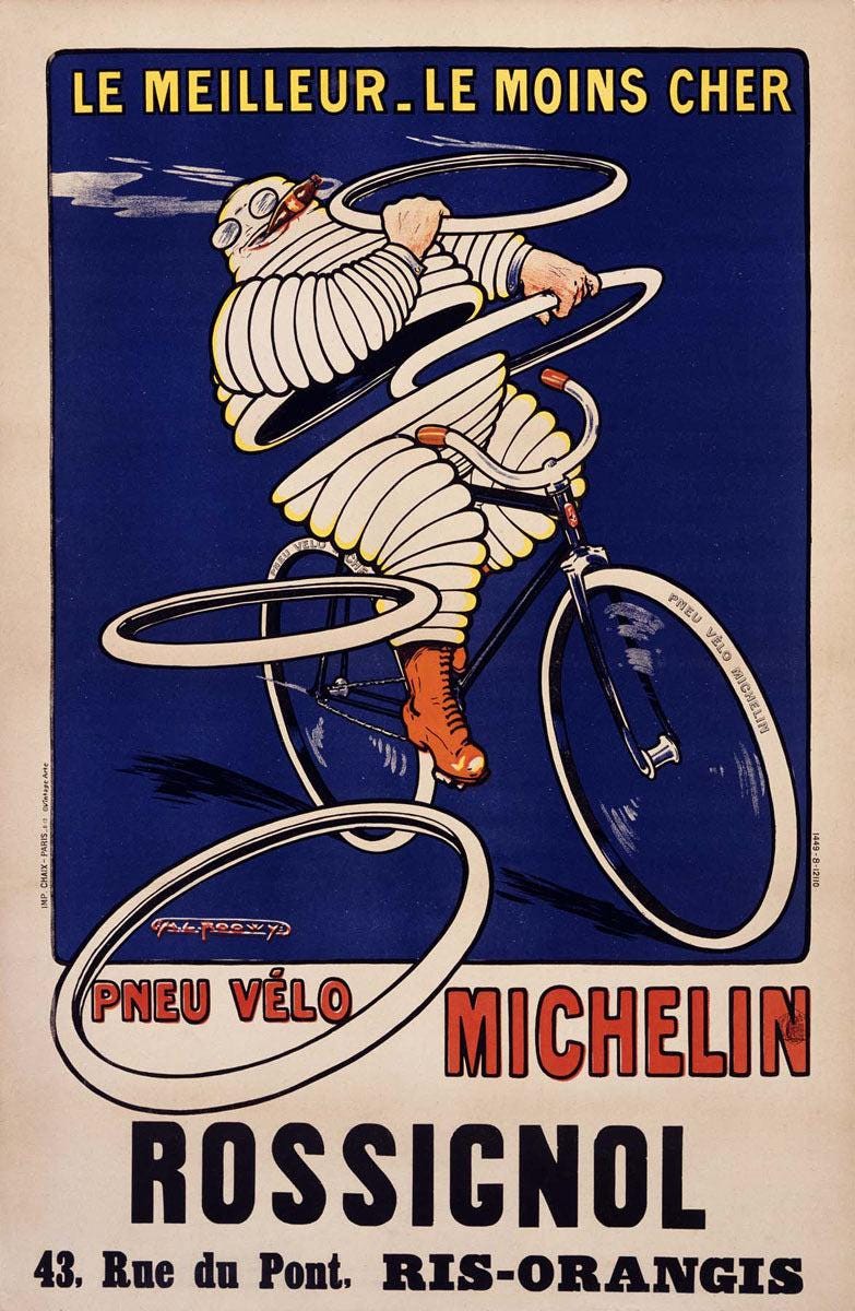 Bibendum Michelin Tire Man Poster 0000-0531 - Etsy